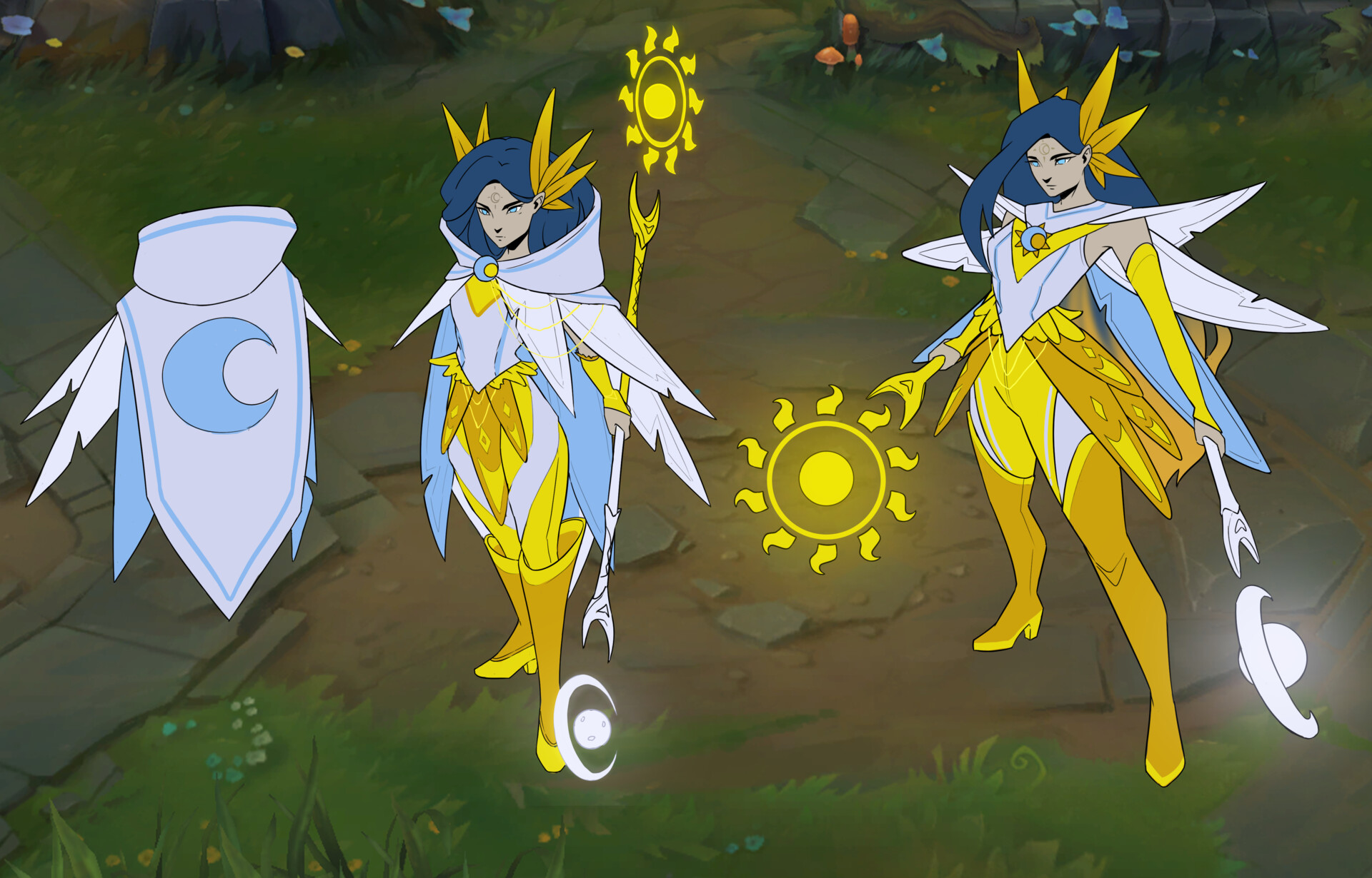 ArtStation - Daughter of Sunset character design