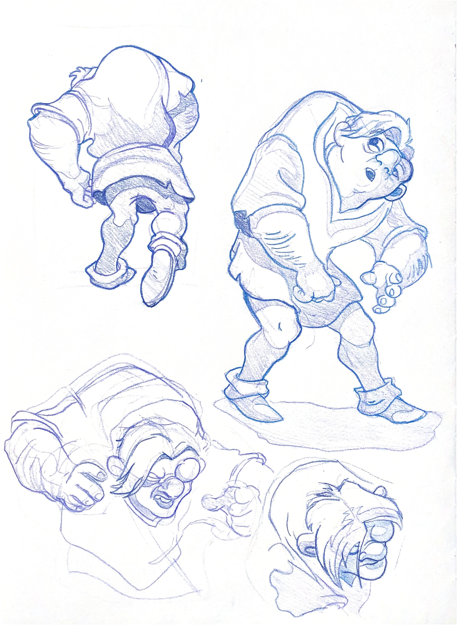 ArtStation - Studies from Hunchback of Notre Dame, Quasimodo