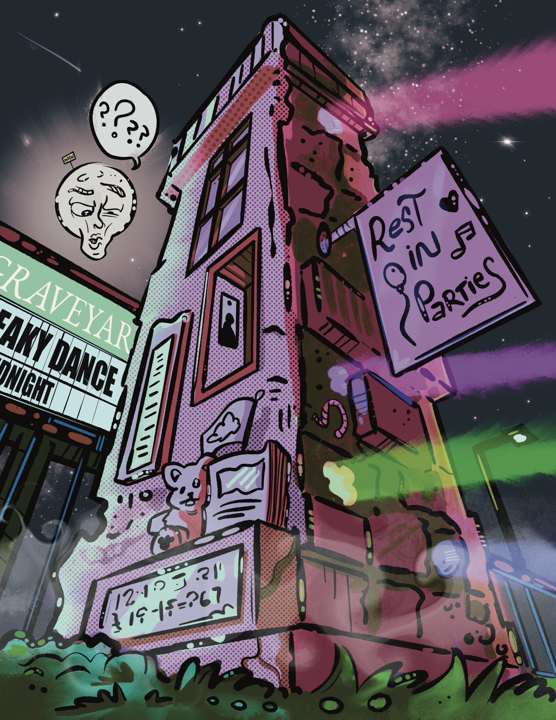 ArtStation - Graveyard Freaky Dance