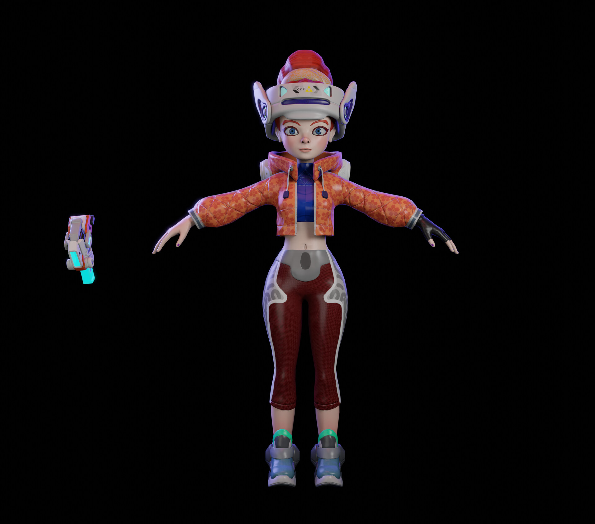 ArtStation - Gamer girl for videogames