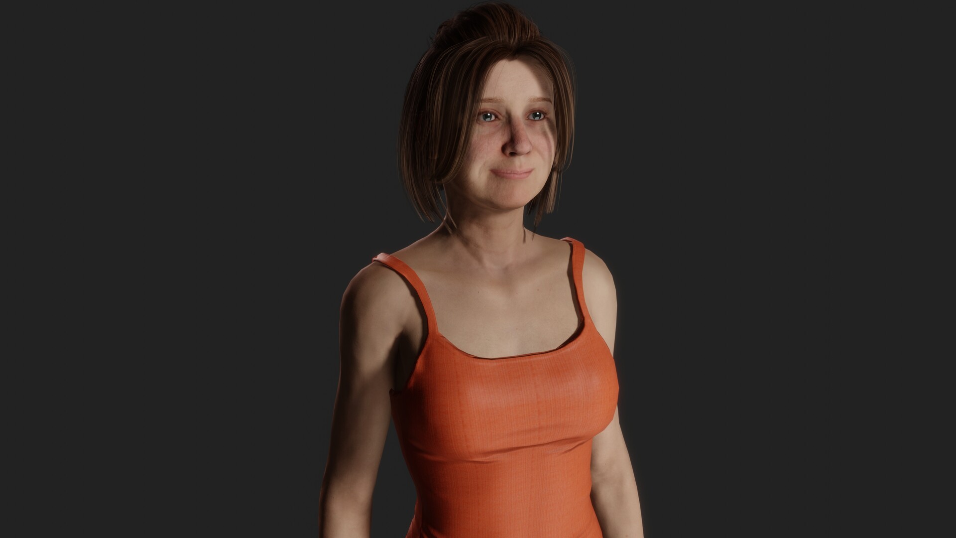 ArtStation - Modest Woman in Casual Attire