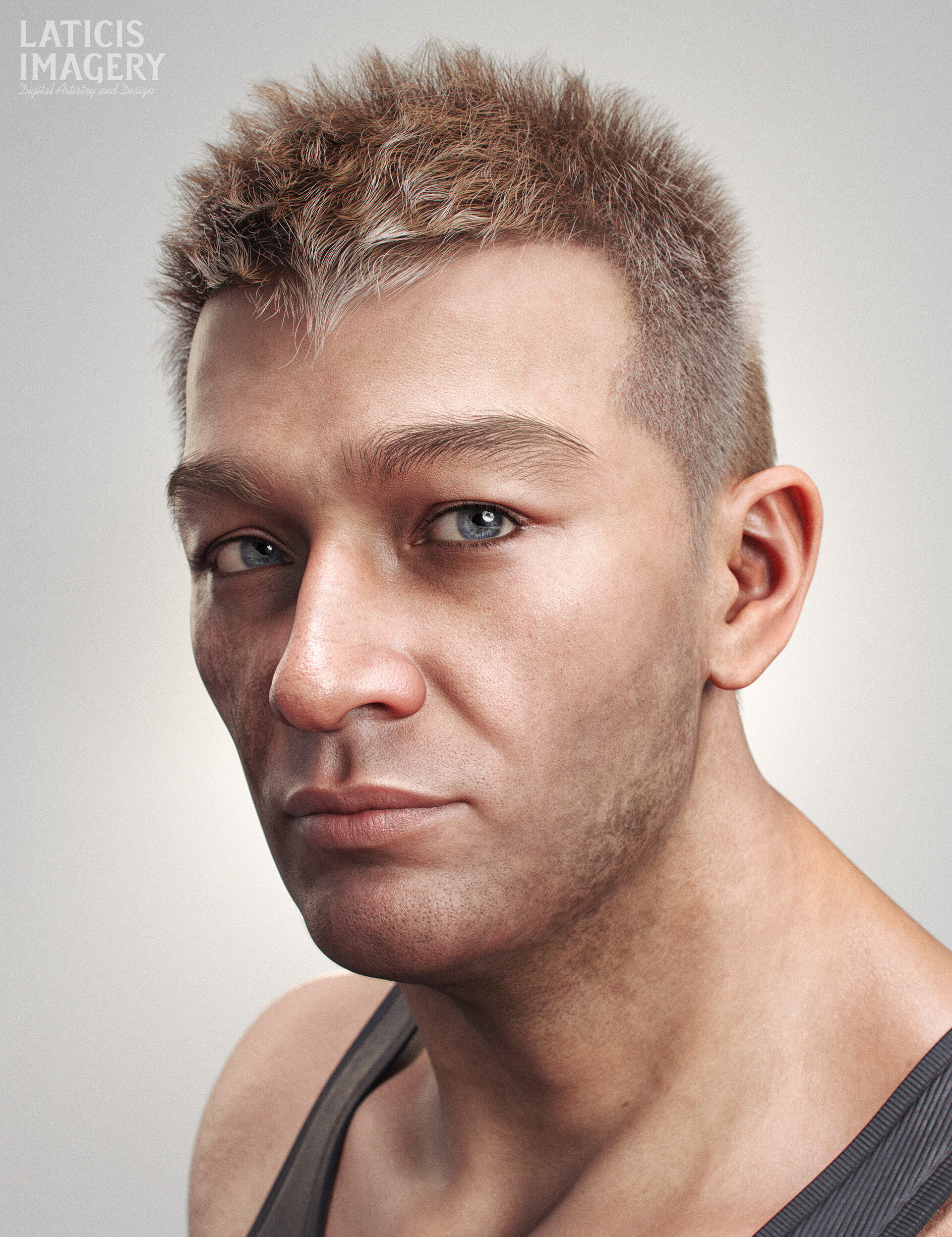 ArtStation - LI Anti-Hero Hair - WIP