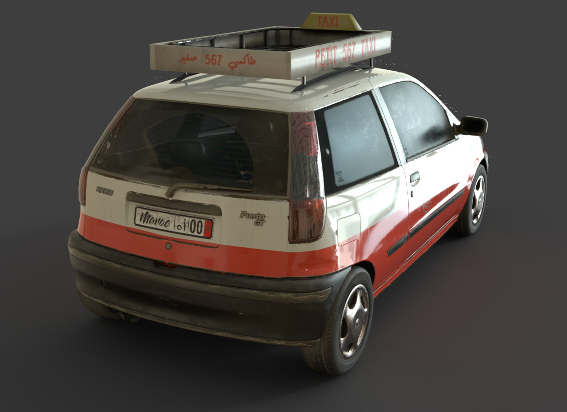 SvrMx - (Laayoune) Moroccan City Dusty Street Scene