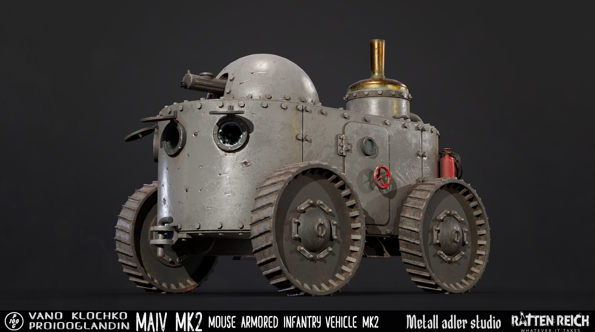 ArtStation - Steam armored vehicle