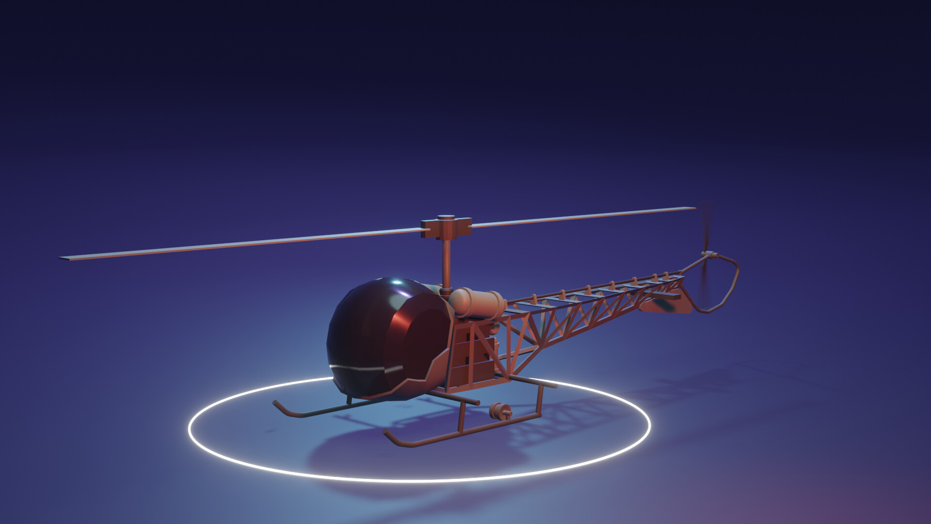 ArtStation - 3D helicopter