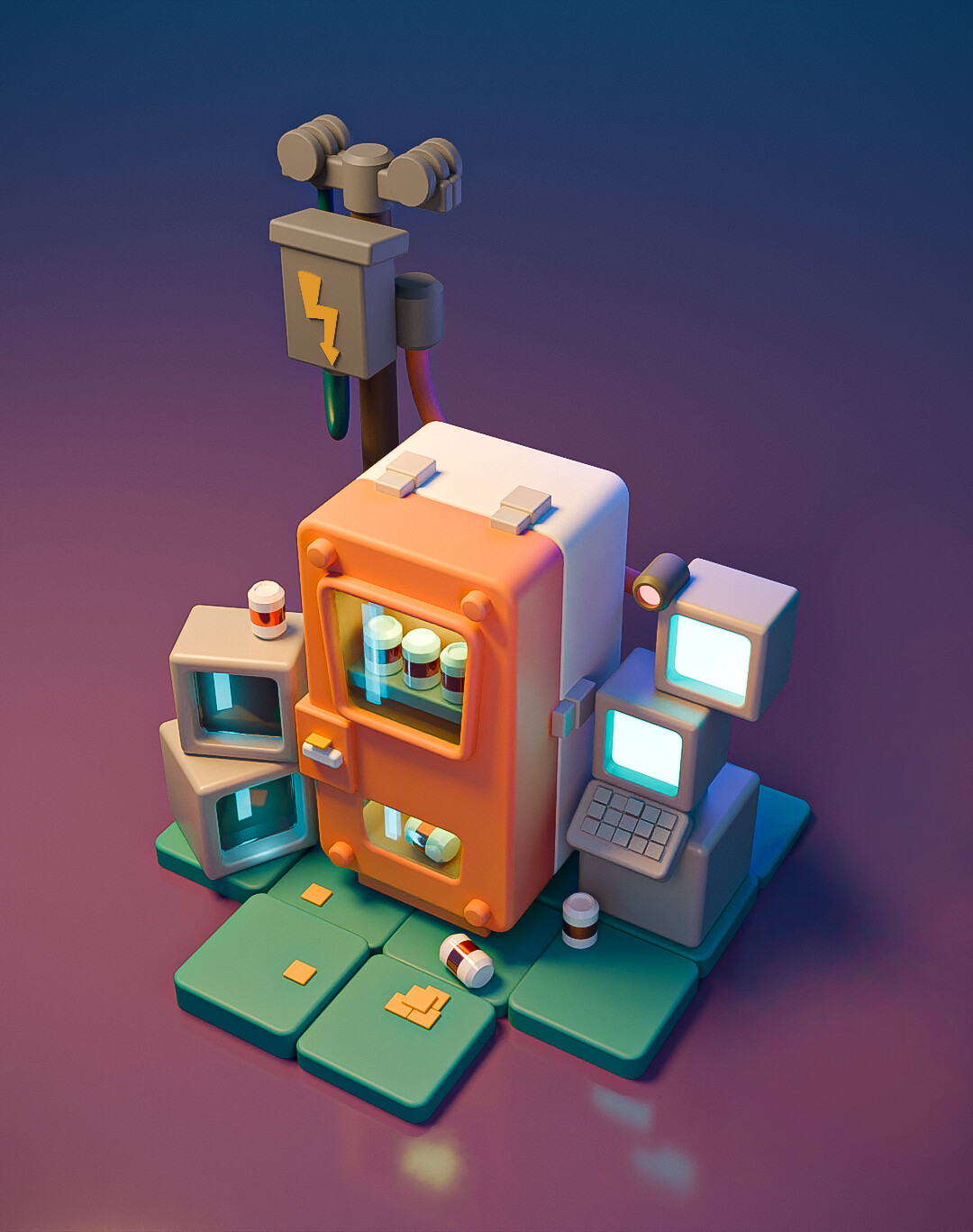 ArtStation - Wending Machine