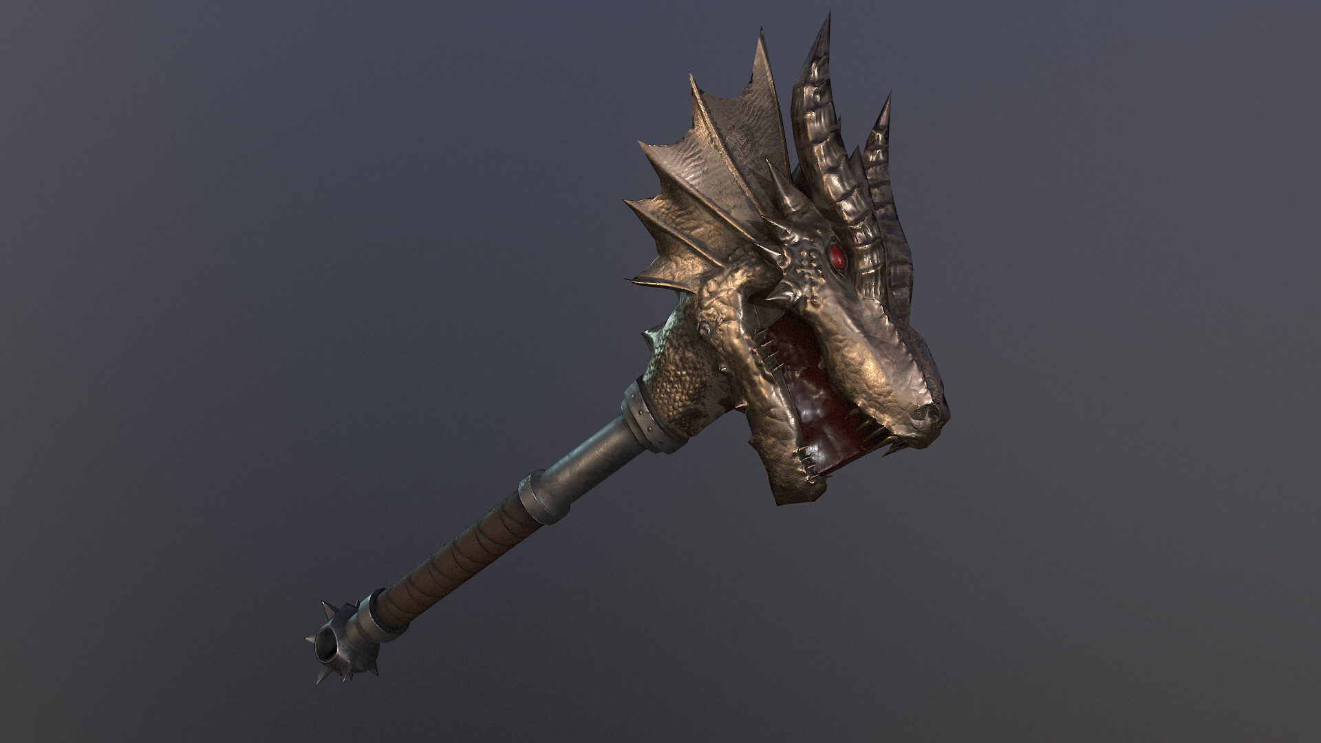 ArtStation - Dragon hammer