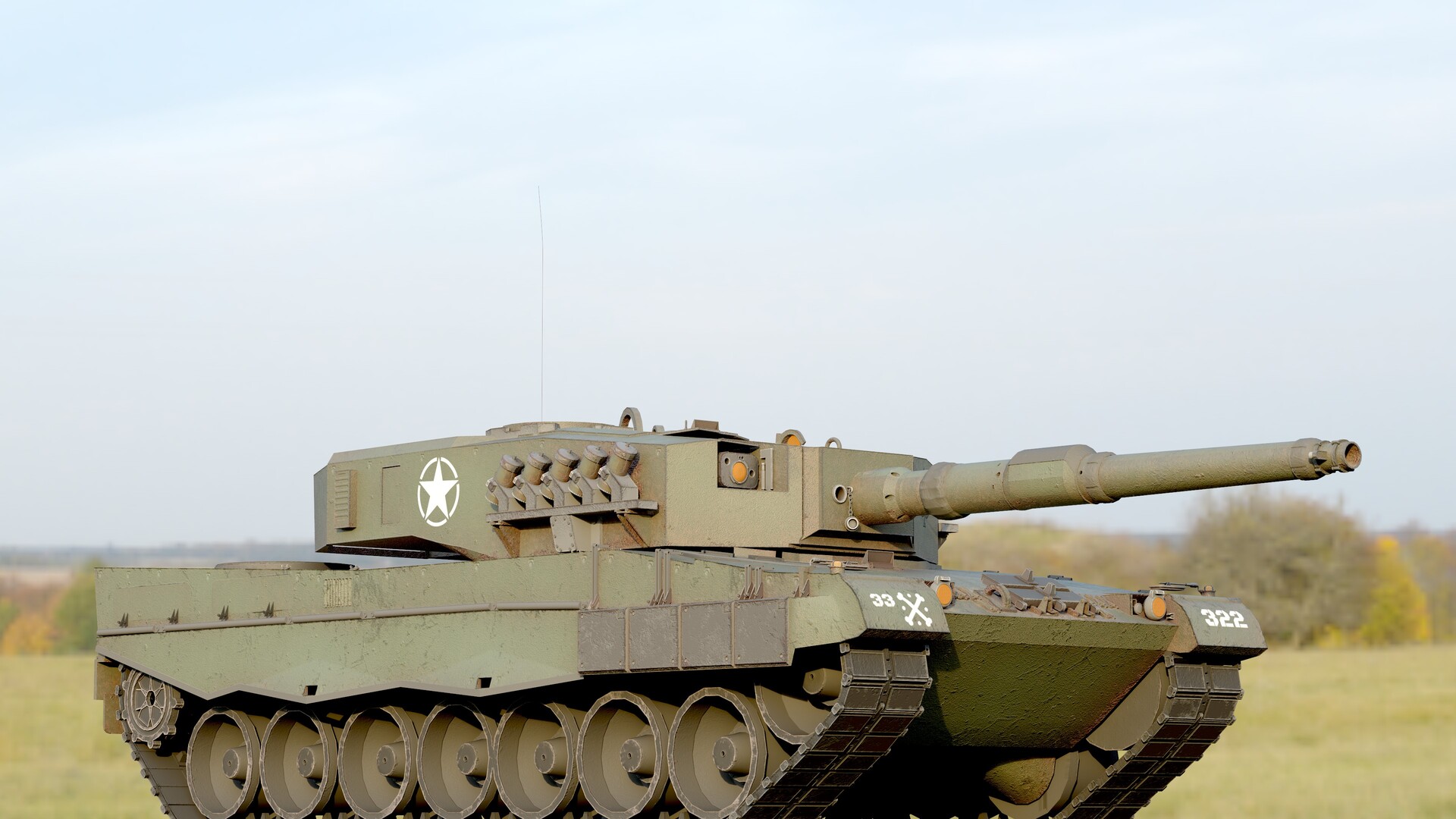 ArtStation - Tank Leopard