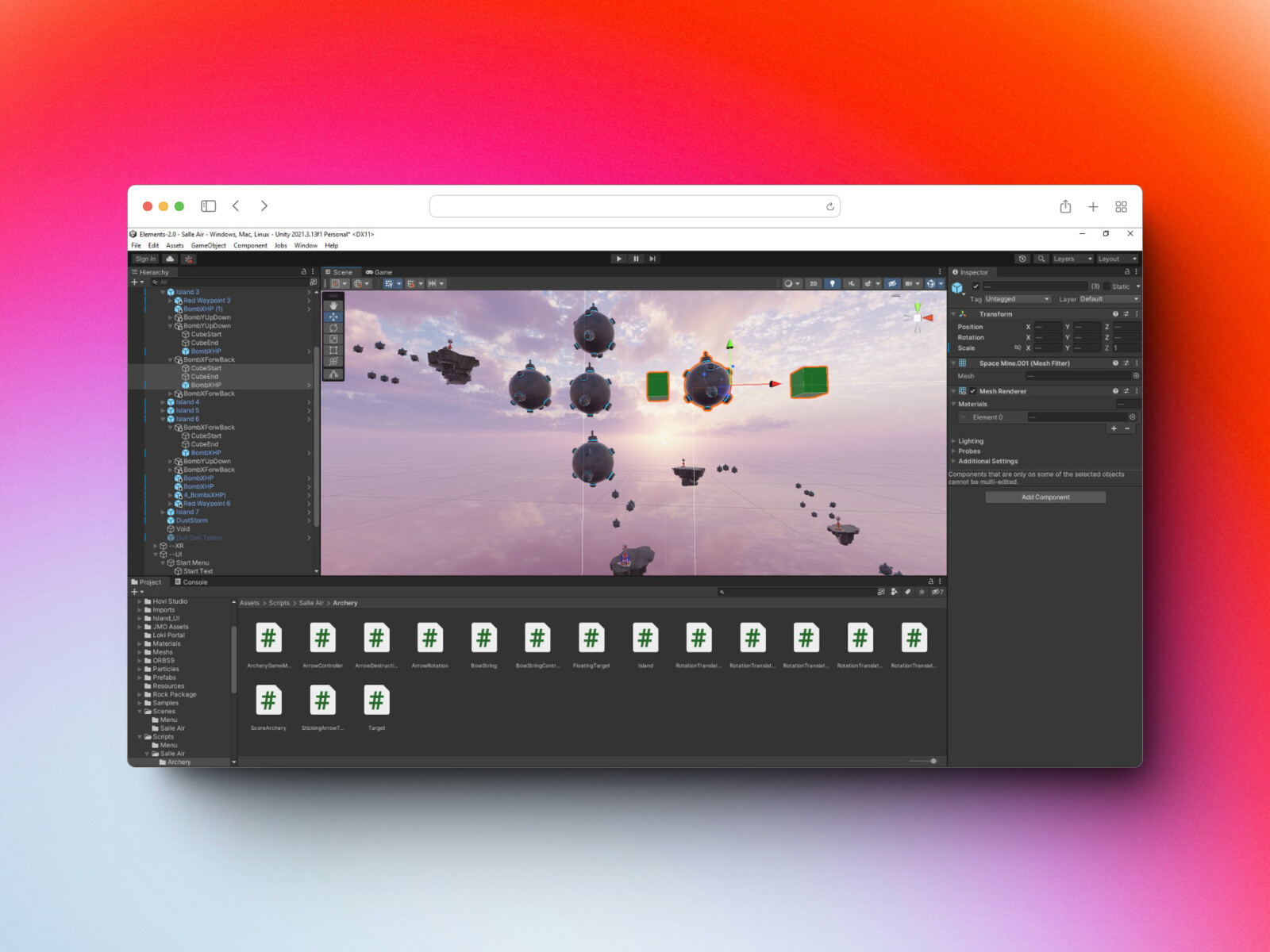 Frid - Elements VR Game