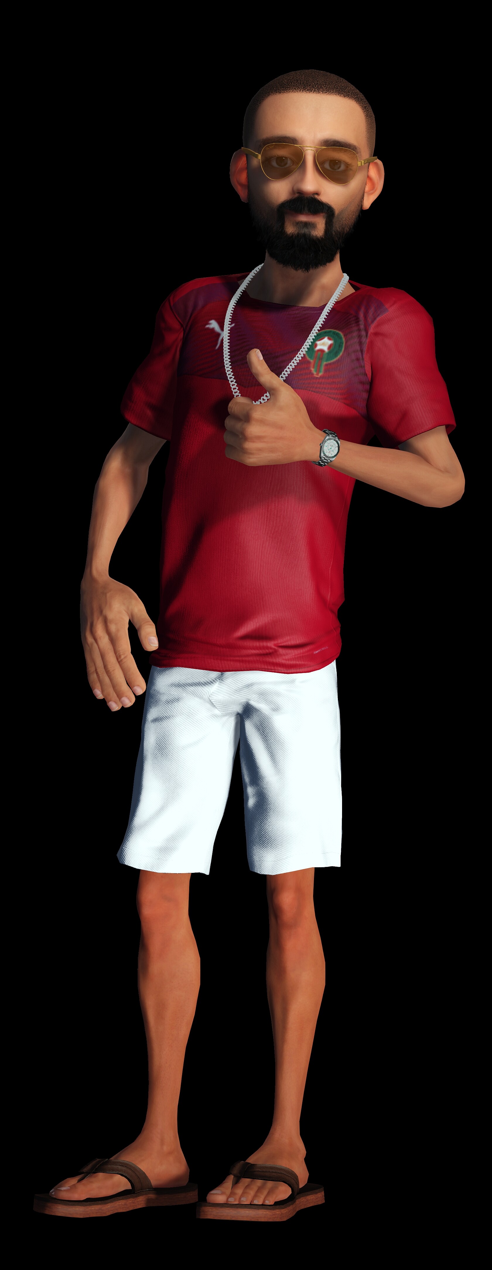 ArtStation - Me In Moroccan Jersey