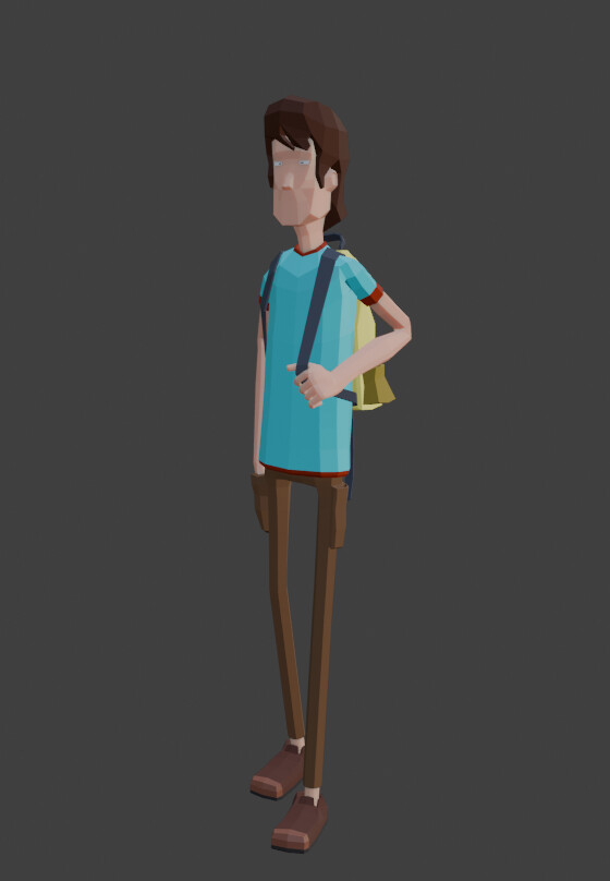 ArtStation - Boy model (POLYGON)