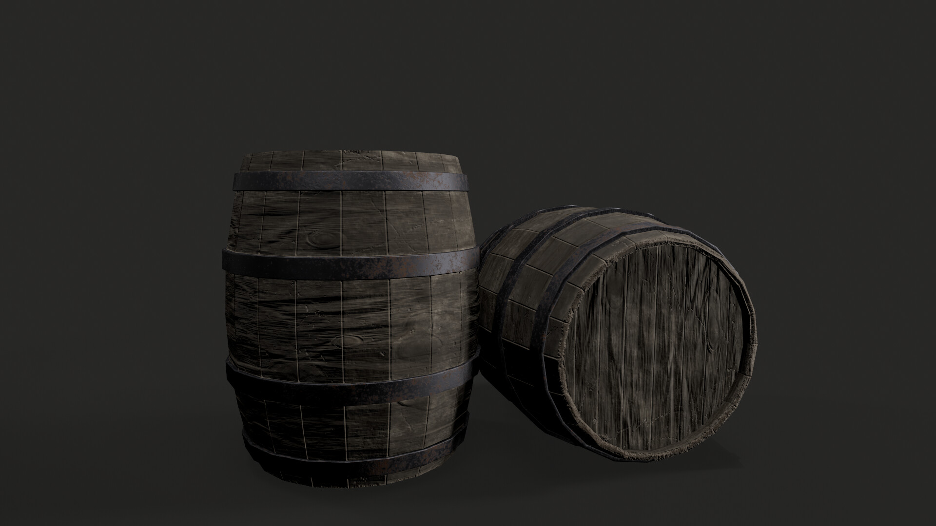 ArtStation - Game-Ready Barrel(2K Texture Resolution)