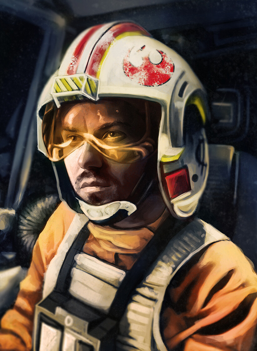 ArtStation - Red Squadron Pilot