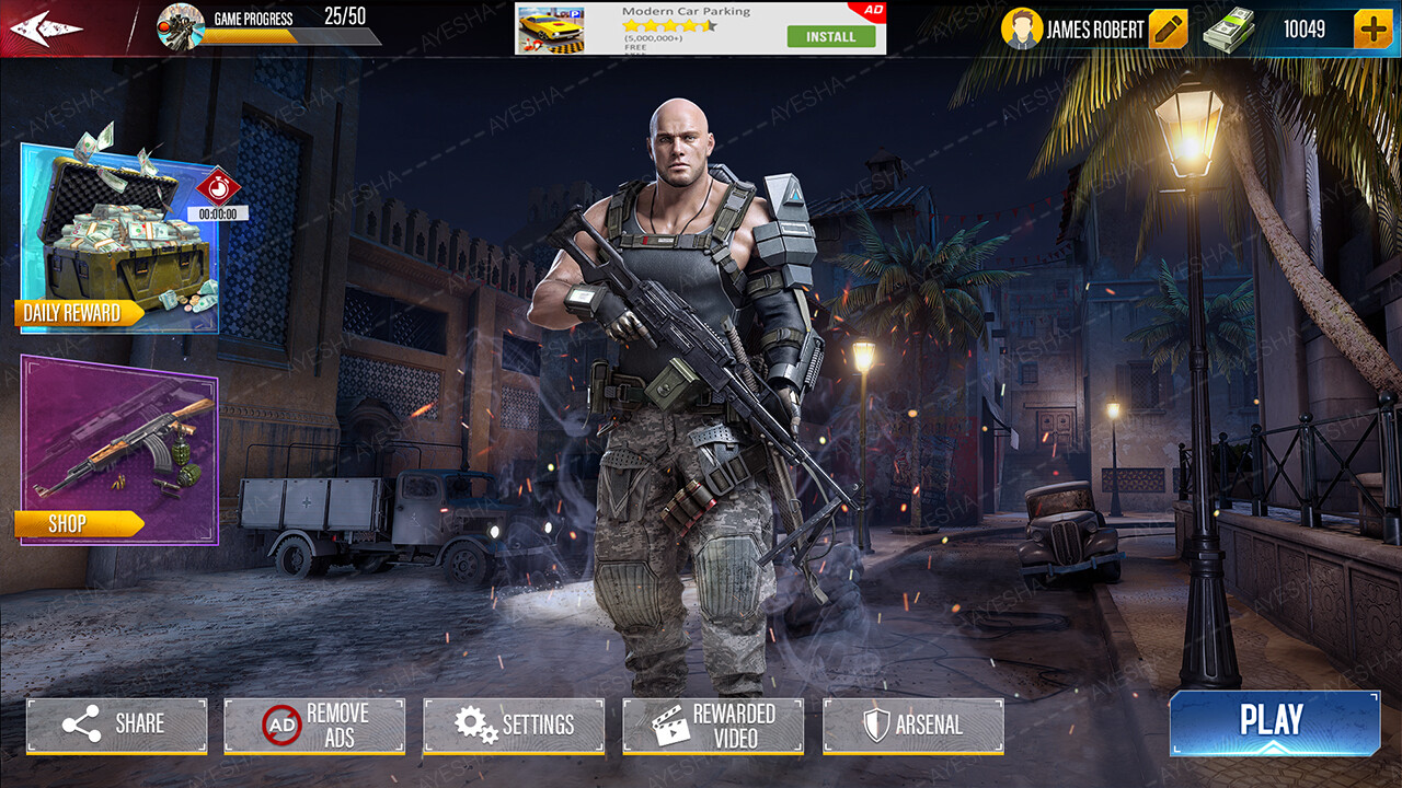 ArtStation - FPS Game UI/UX