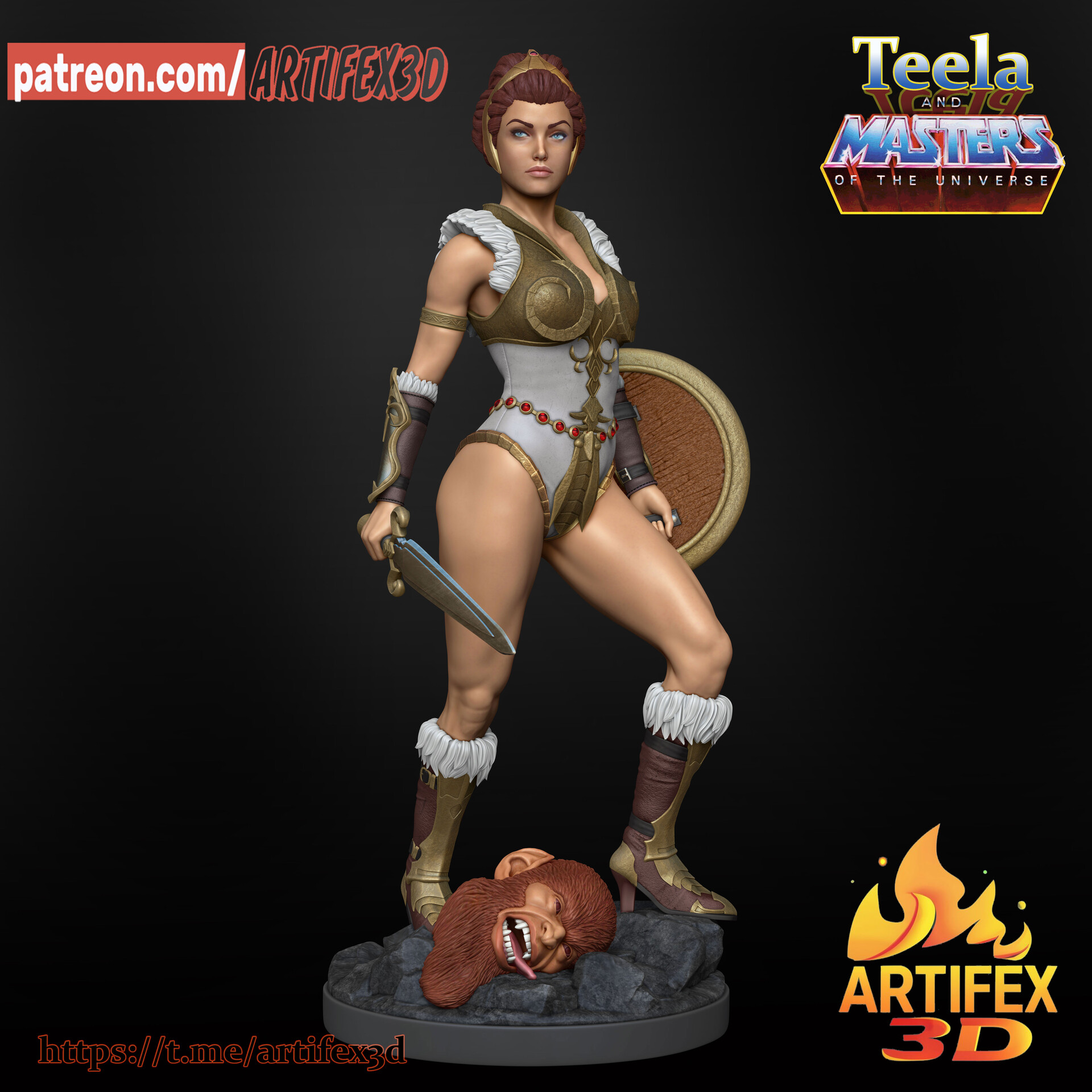 ArtStation - Teela Masters of the Universe
