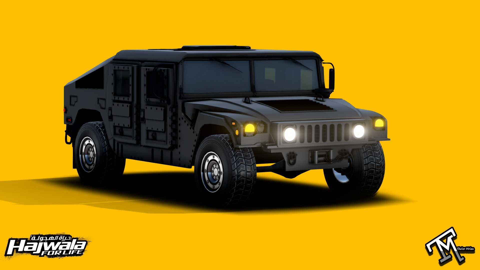 Tha'er F Mrian - 3D Hummer (Military vehicle)