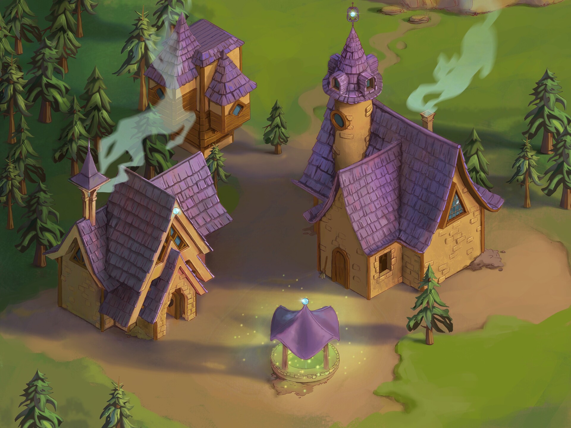 ArtStation - Witch Village