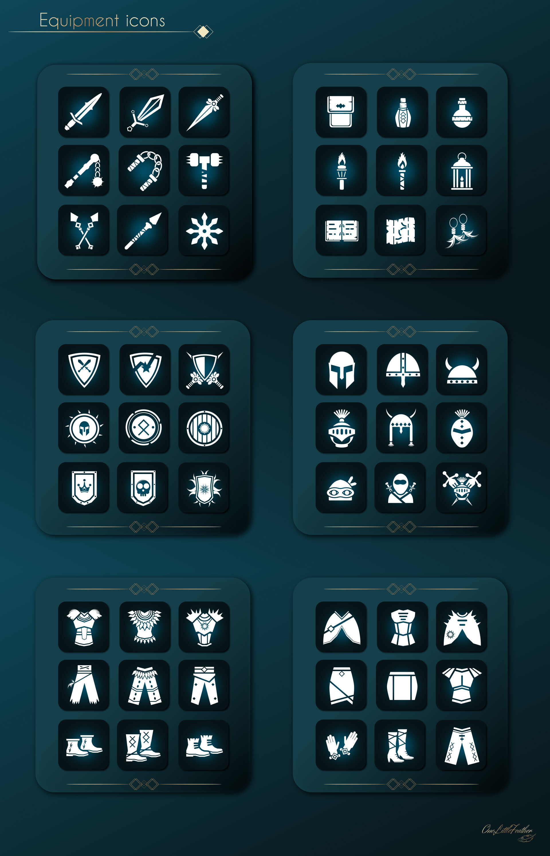 ArtStation - Equipment icons