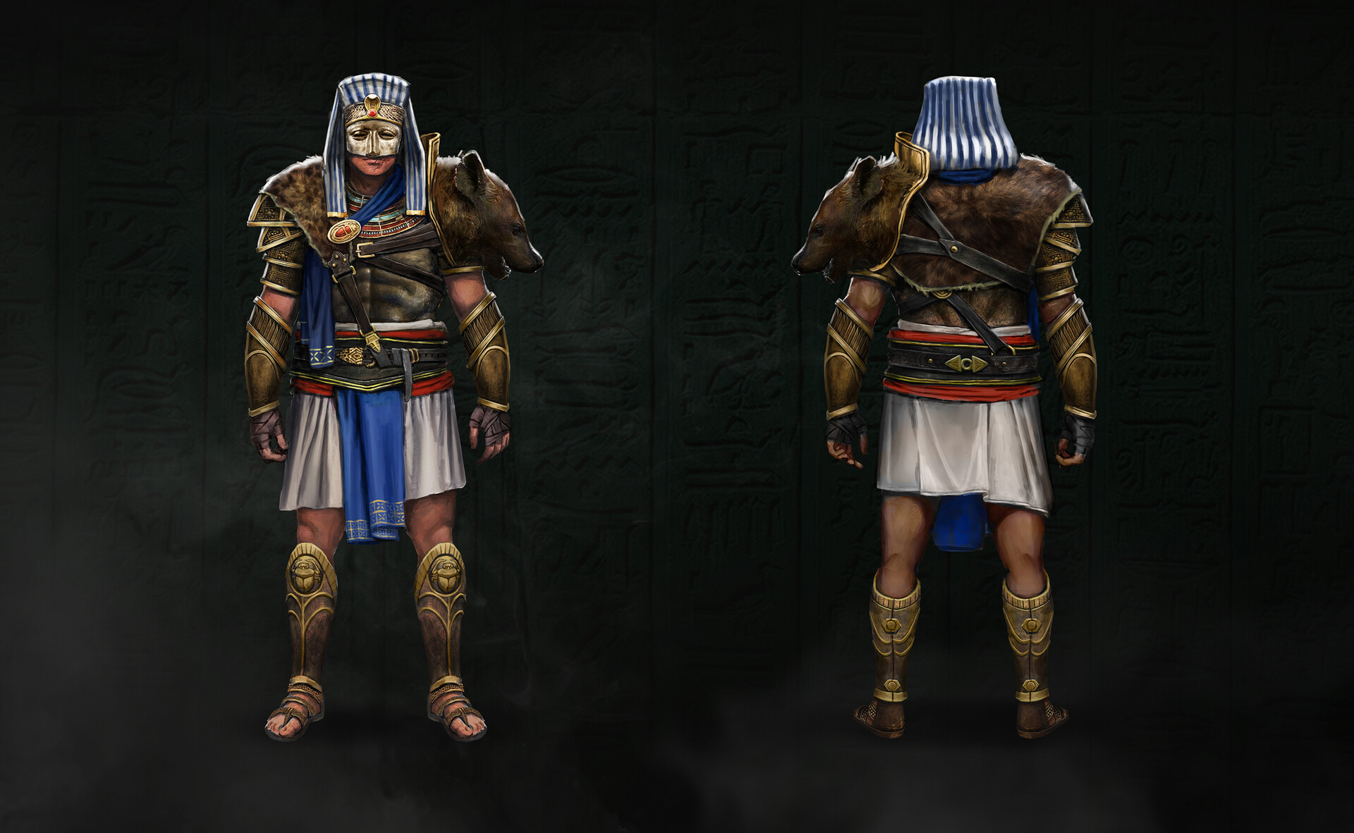 ArtStation - Egyptian cult guard