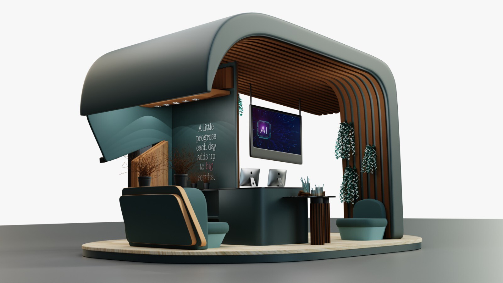 ArtStation - Conceptual 3D office