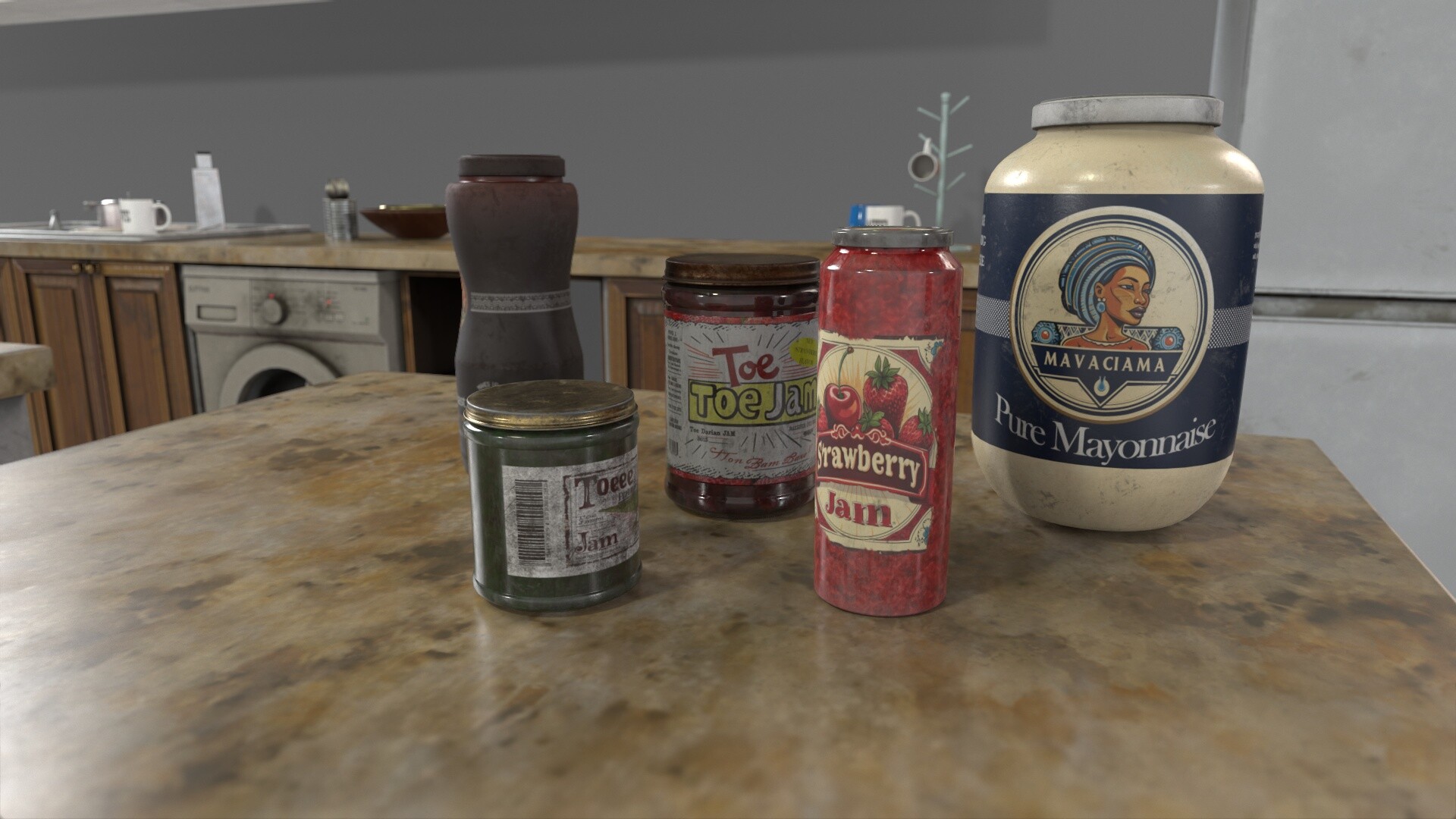 Coded Arts - UK Kitchen Props Collection