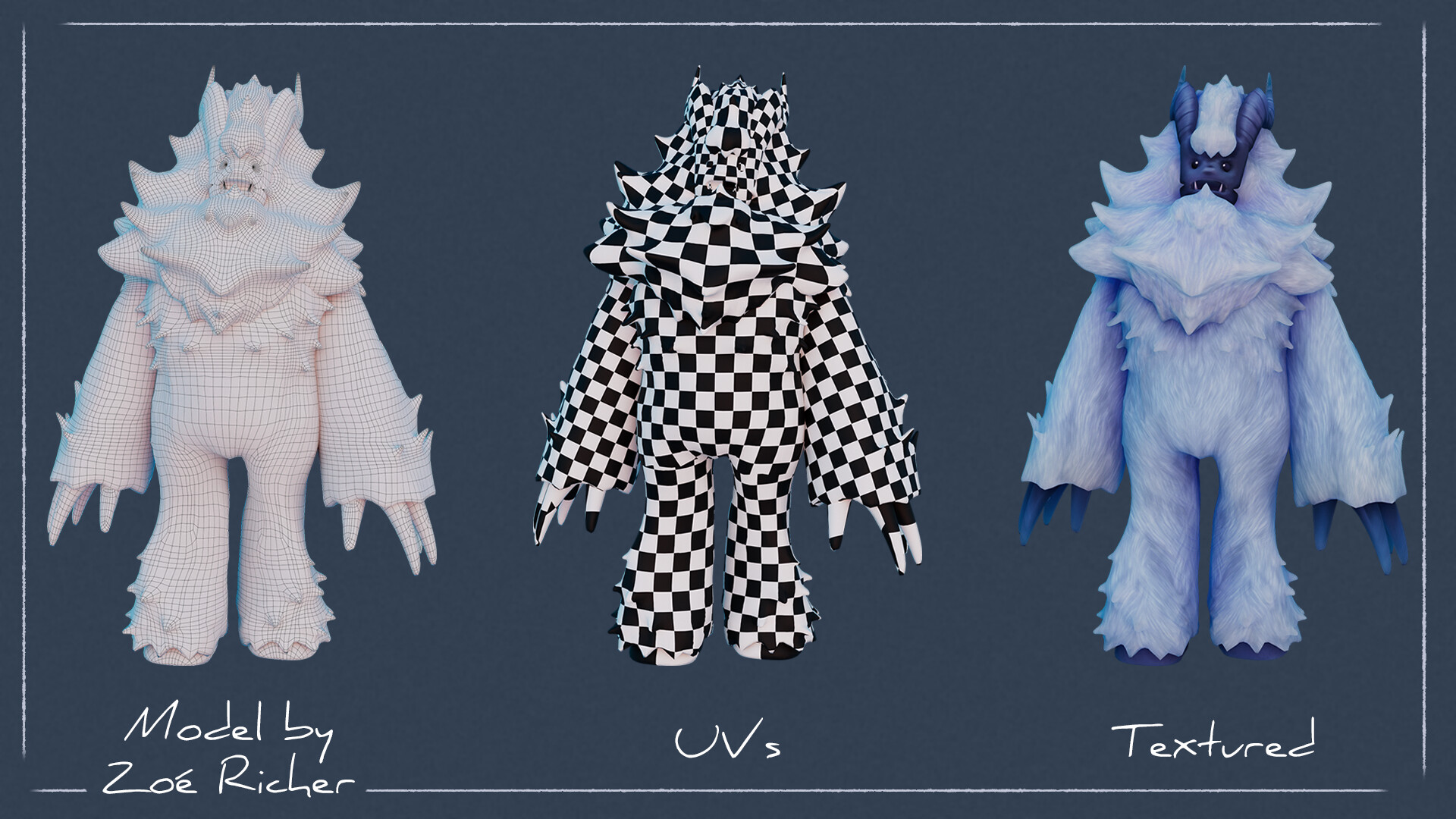 ArtStation - Yeti textures