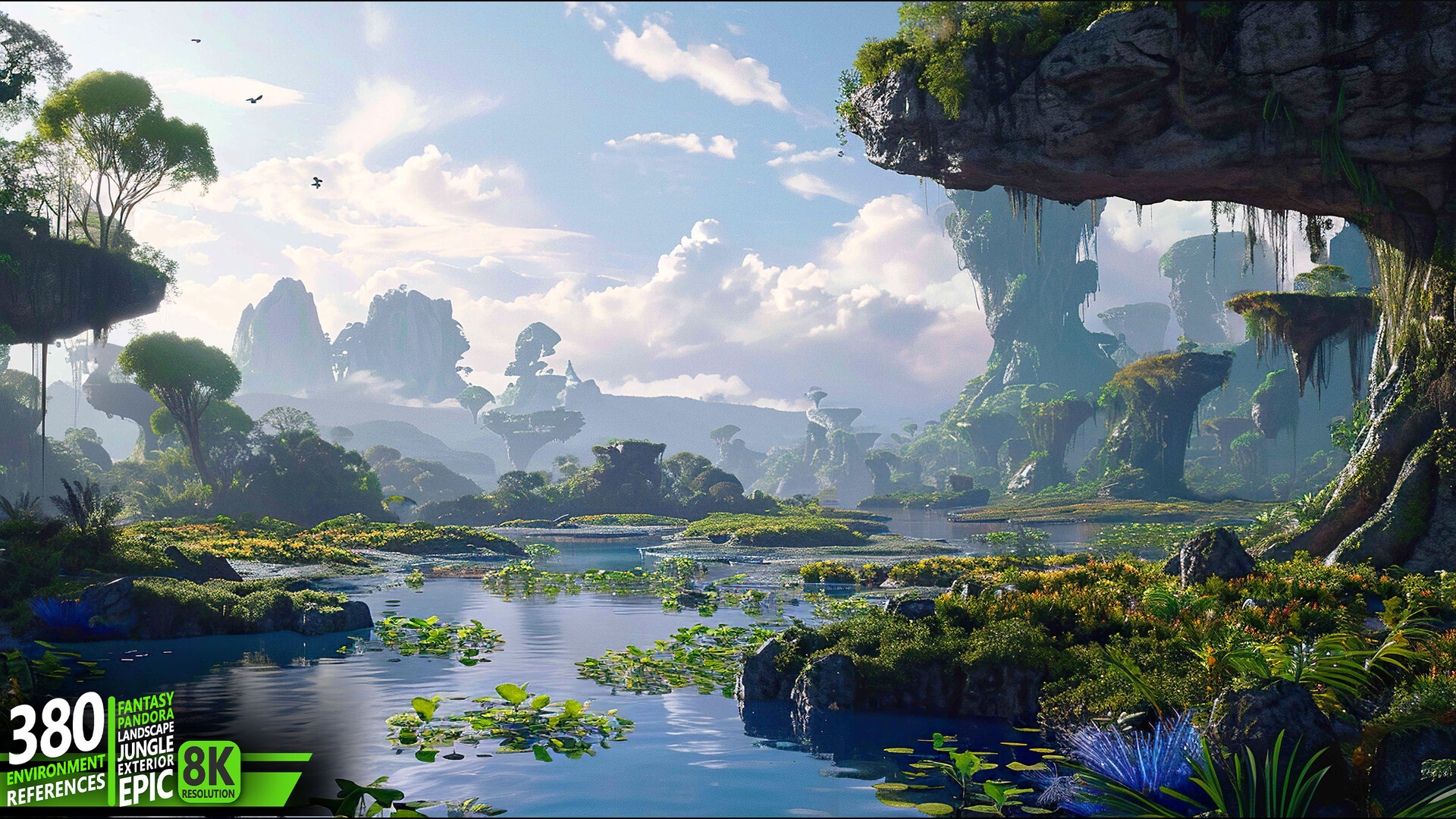 DreamWork | Studio - 380 Fantasy Pandora-Landscape-Jungle-Exterior-Epic ...