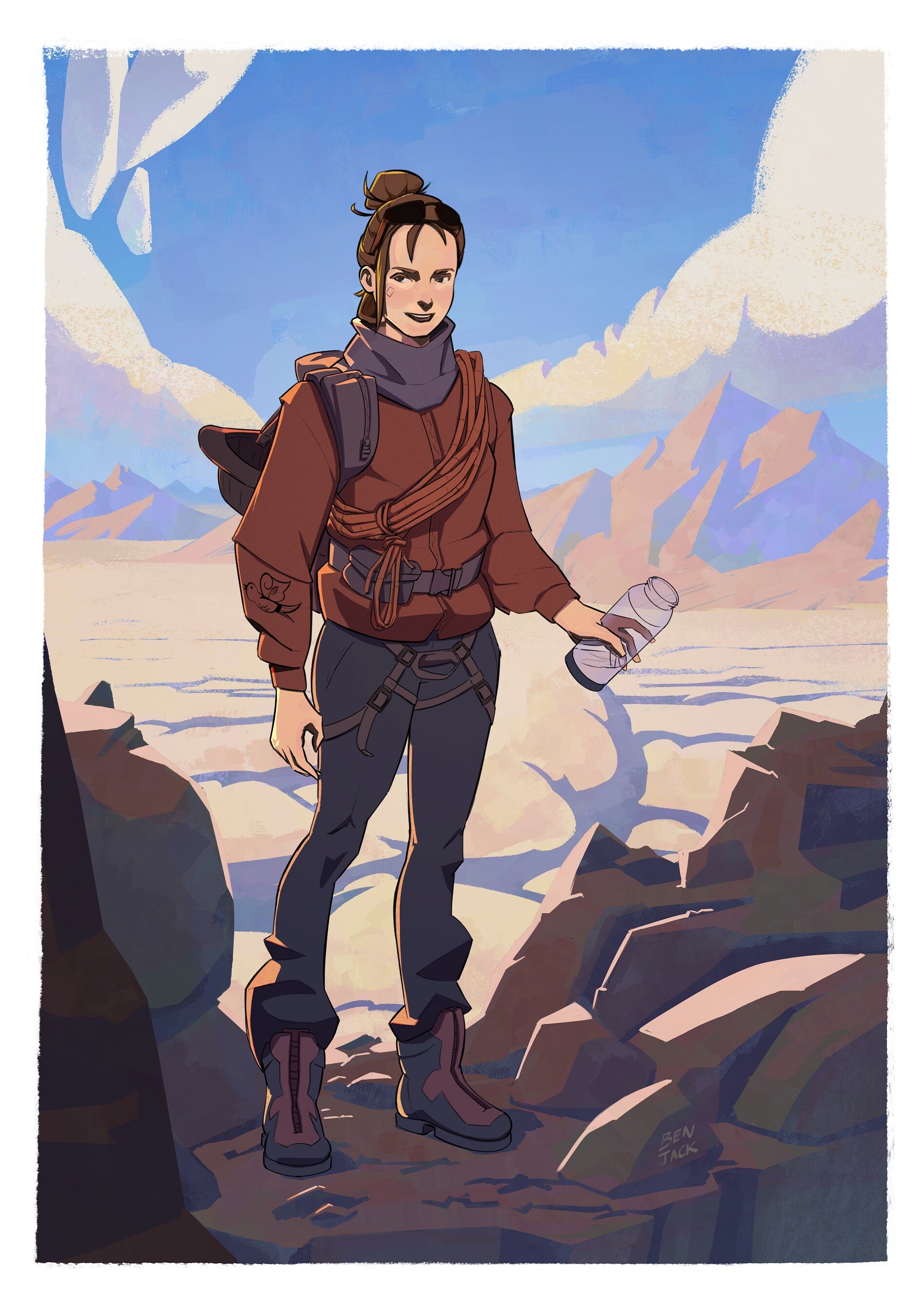 ArtStation - Portrait of a climber