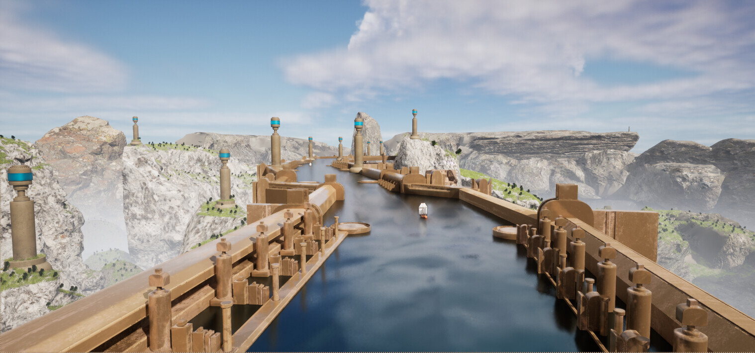 ArtStation - Fantasy Aqueduct