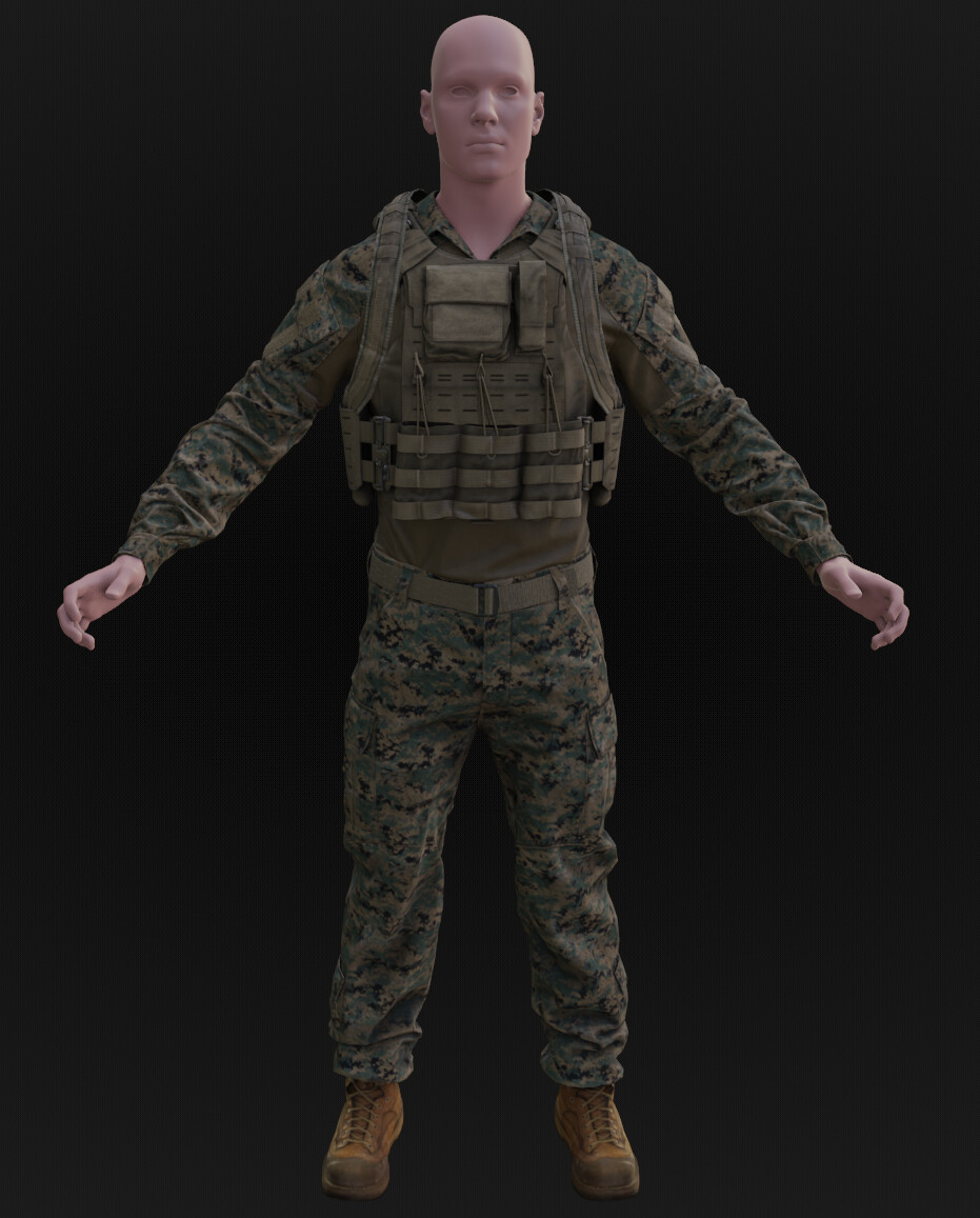 Sheldon V - USMC Uniform And Kit