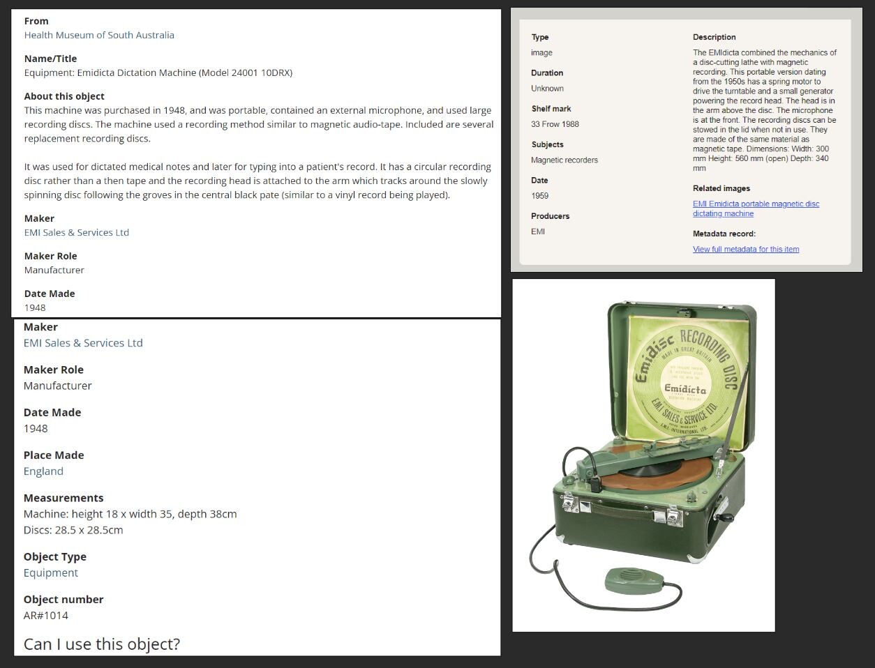 Polly Baek - VFX Modelling_ Emidicta Dictation Machine