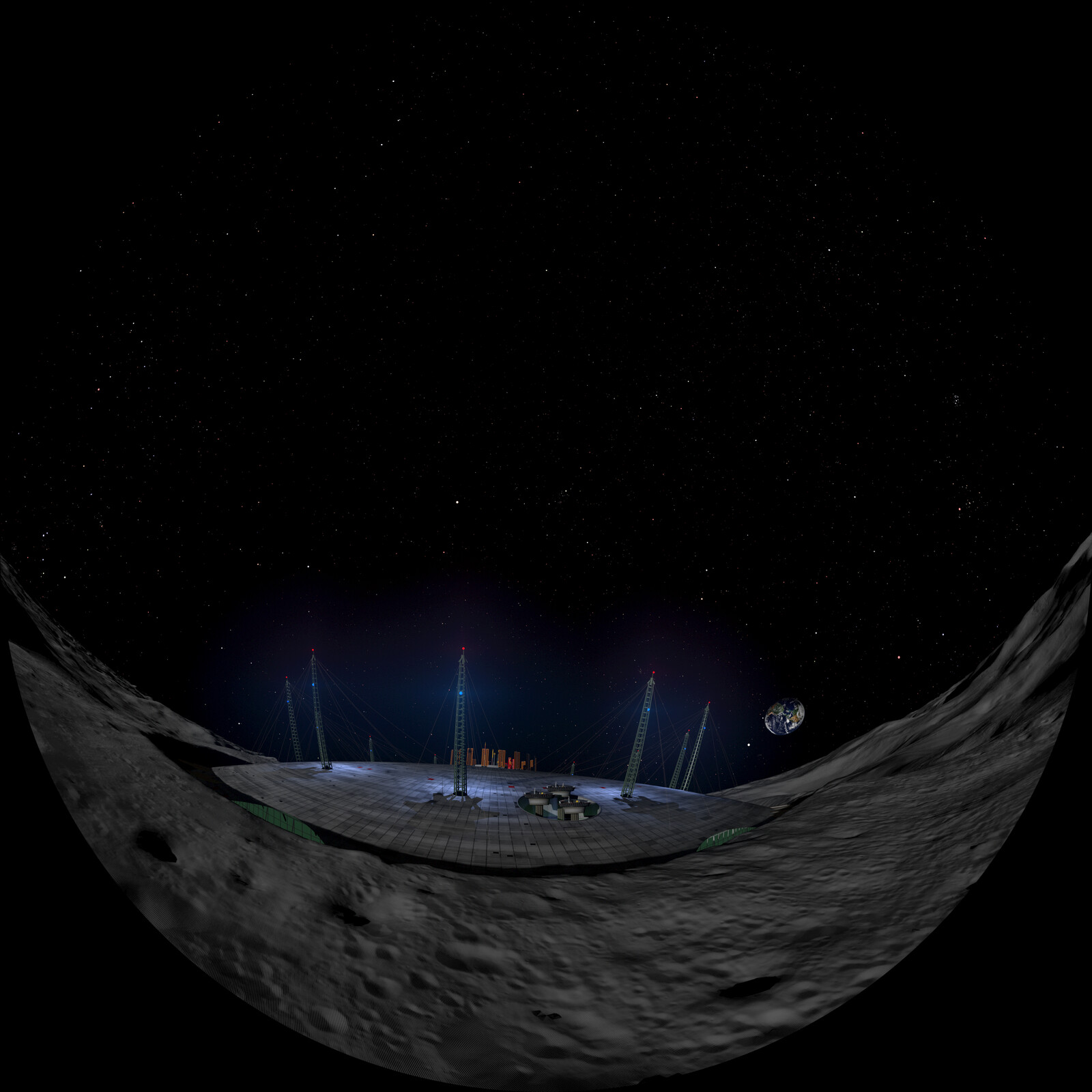 Tom Casey - Shackleton Crater Colony at the Lunar South Pole