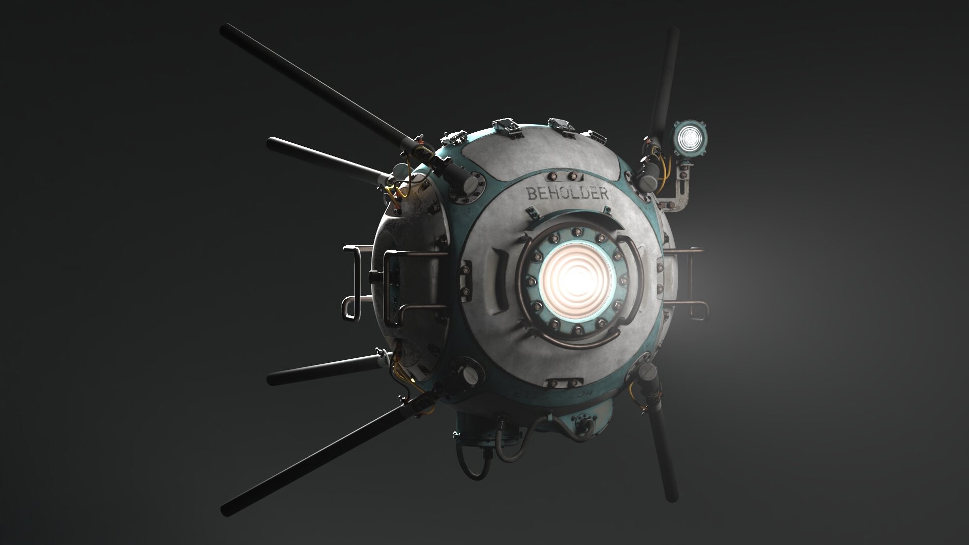 Logan Thomas Portfolio - Beholder Drone Texturing