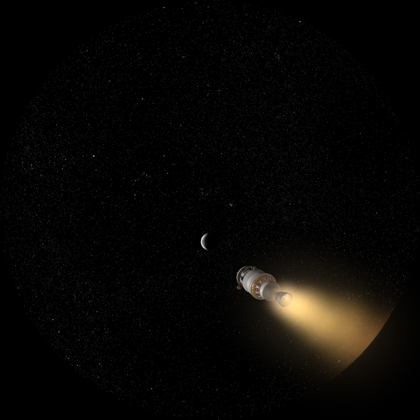 Tom Casey - NASA SLS night launch simulation