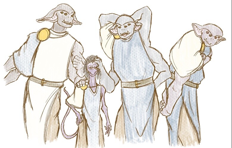 Rori Thornton - Haju Story Concept Art