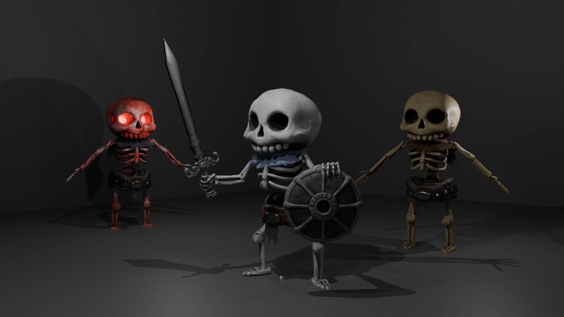 ArtStation - Chibi Skeleton