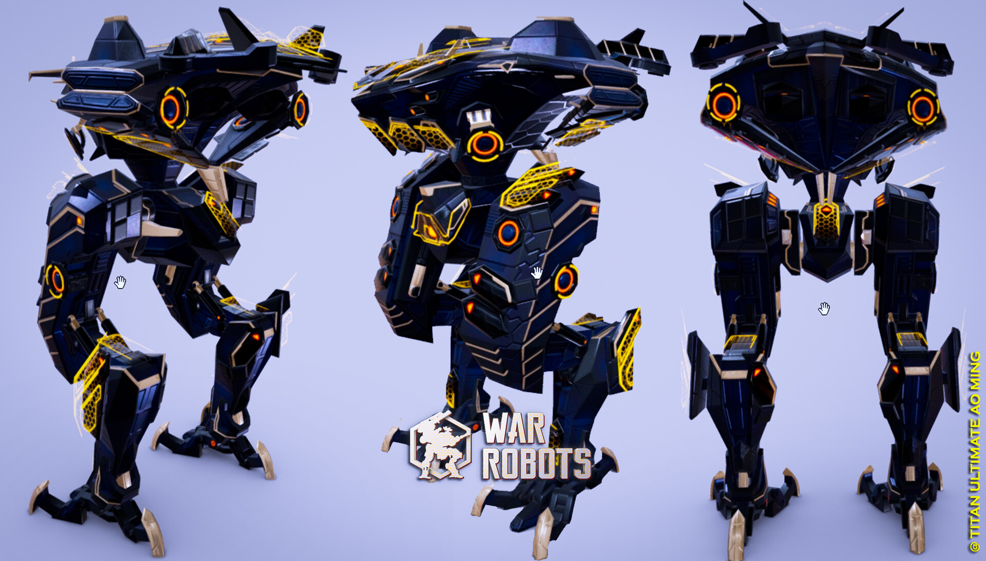 ArtStation - ULTIMATE AO MING - WAR ROBOTS @2024