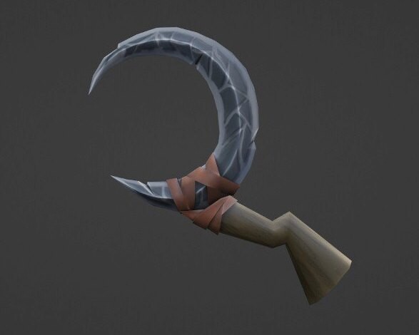 ArtStation - A ritual sickle - lowpoly