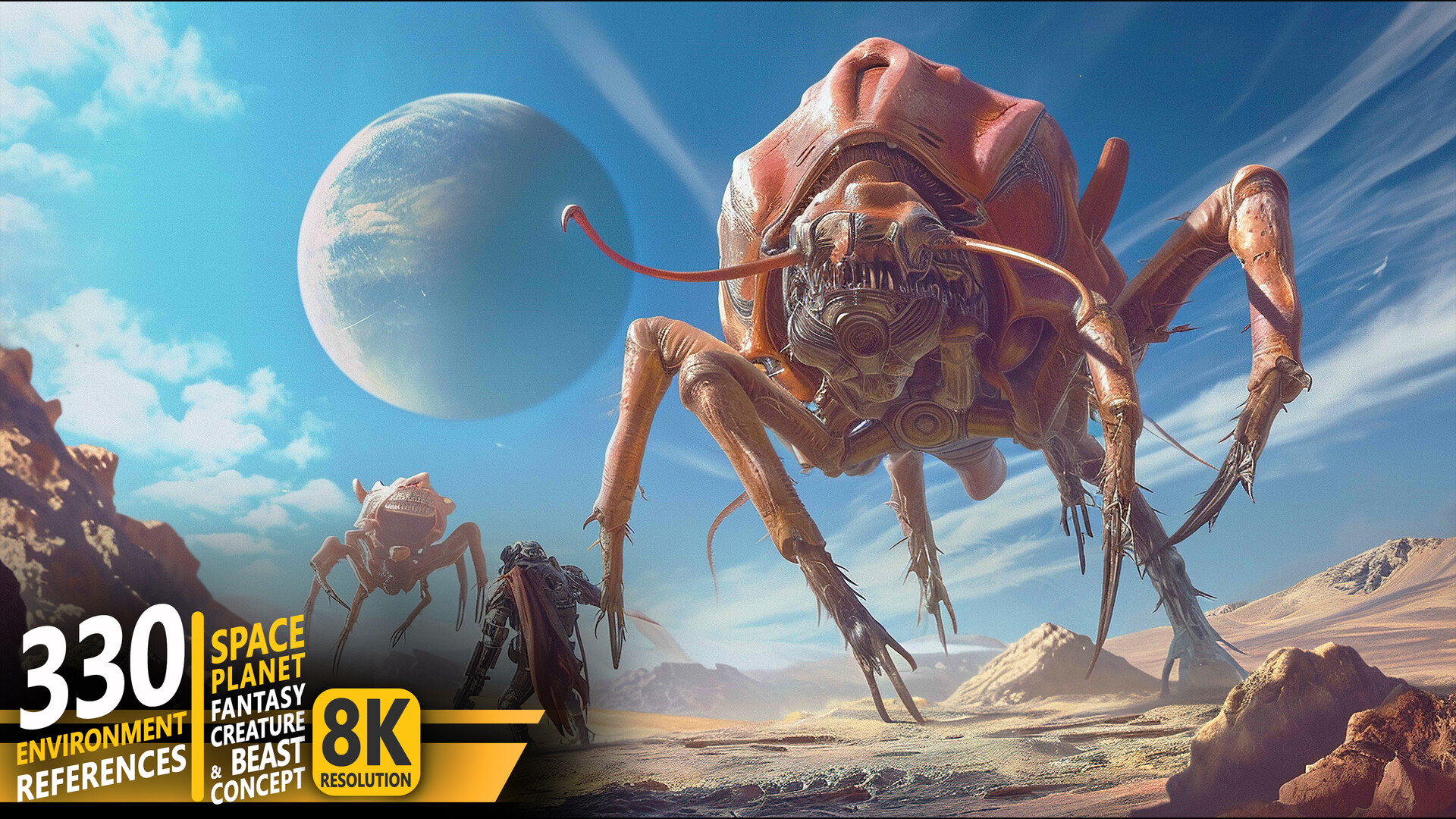 DreamWork | Studio - 330 Space Planet With Fantasy Creature & Beast ...