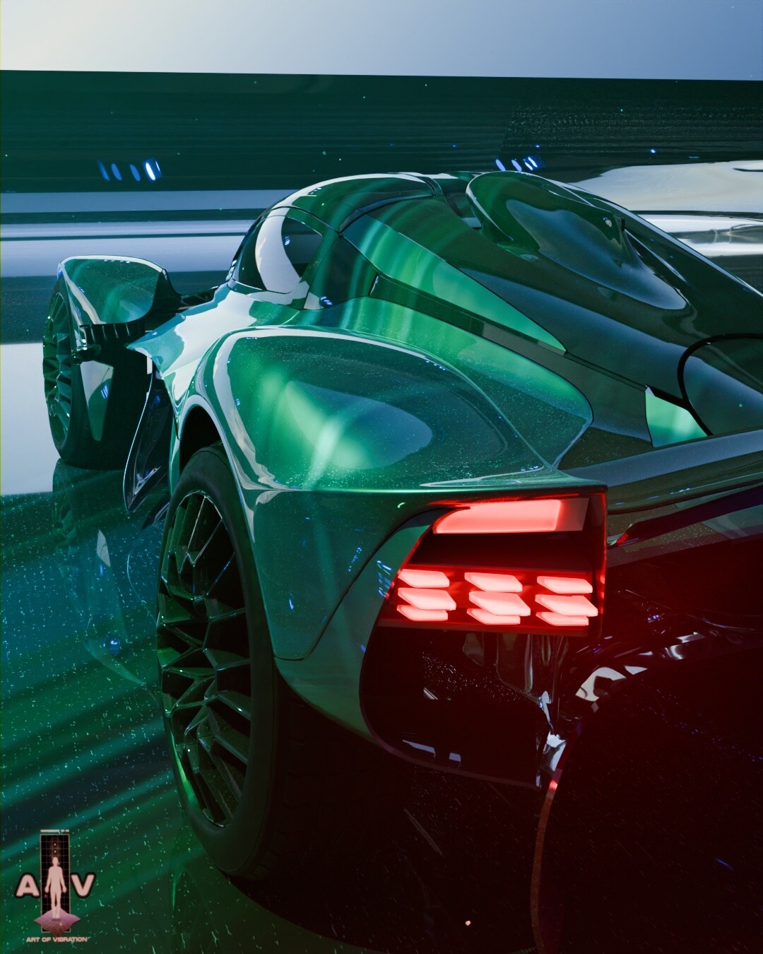 ArtStation - Aston Martin Valkyrie Frame modeled by Artofvibration