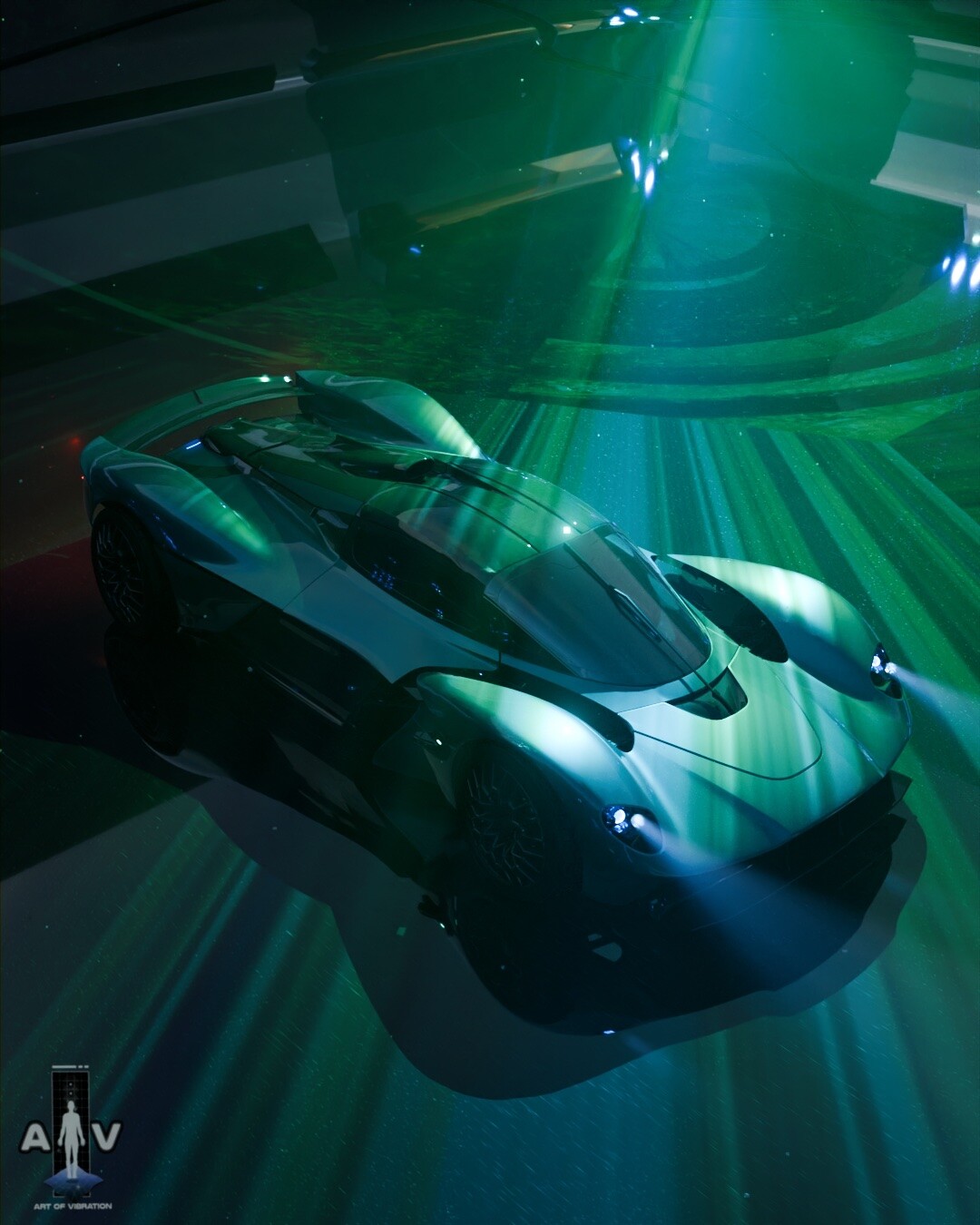 Artofvibration - Aston Martin Valkyrie Frame modeled by Artofvibration