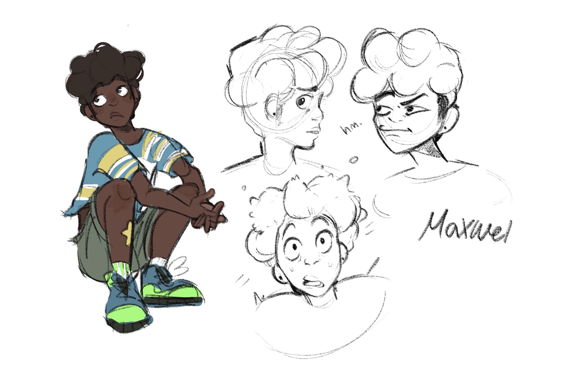 ArtStation - Pose and Expression Sheets