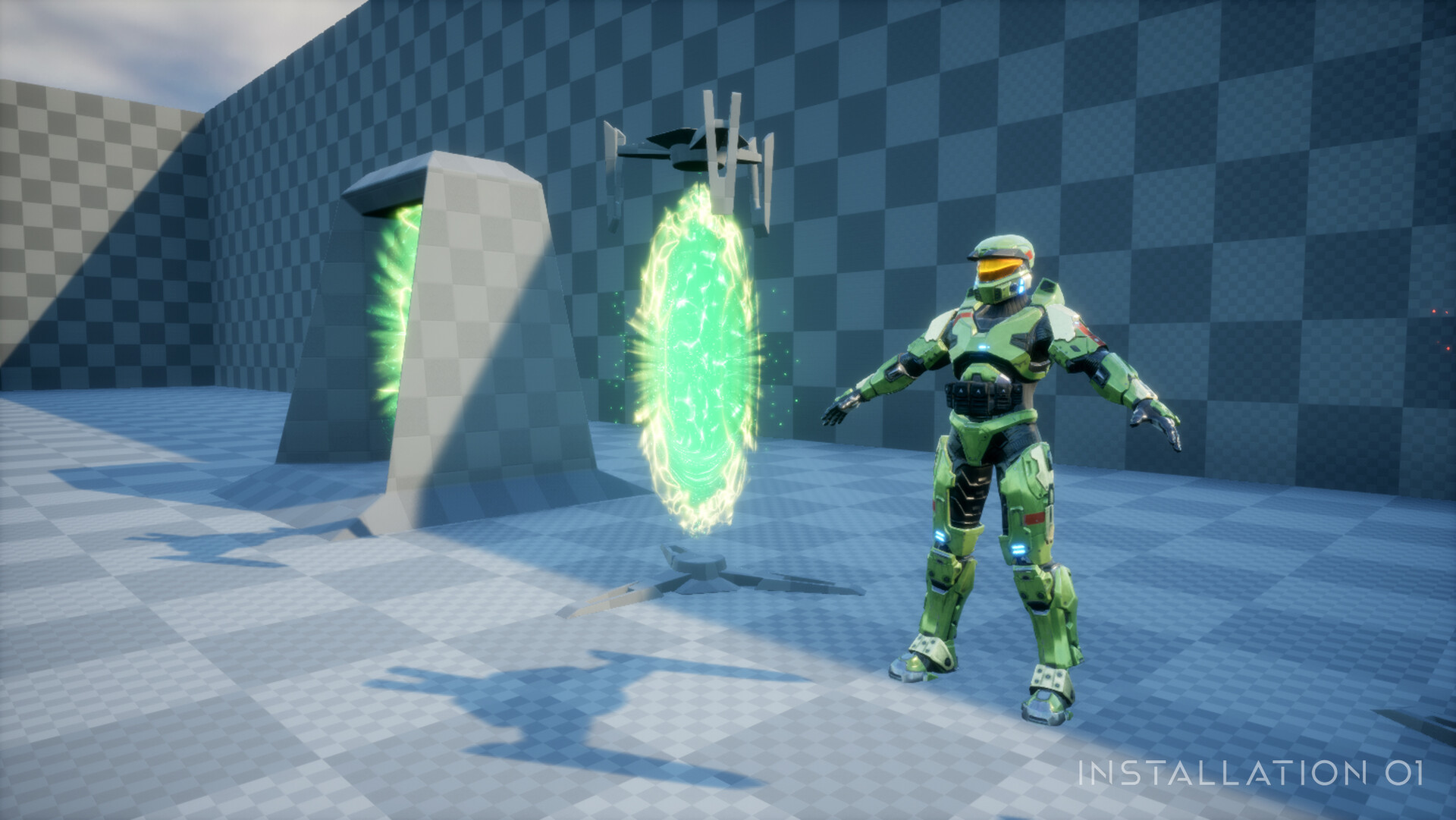 Sam Brookman-Amissah - Installation 01 Teleporter VFX