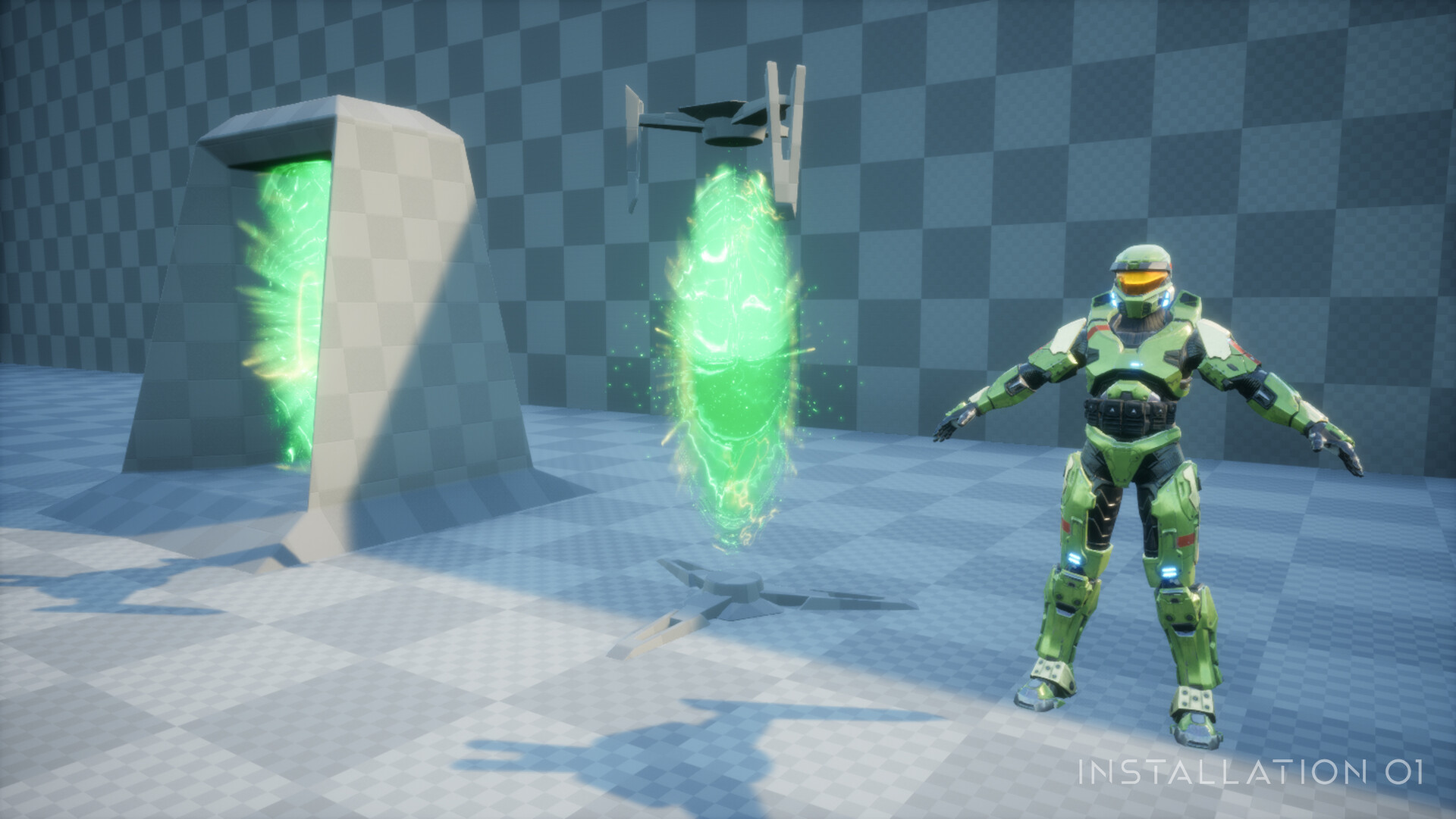 Sam Brookman-Amissah - Installation 01 Teleporter VFX