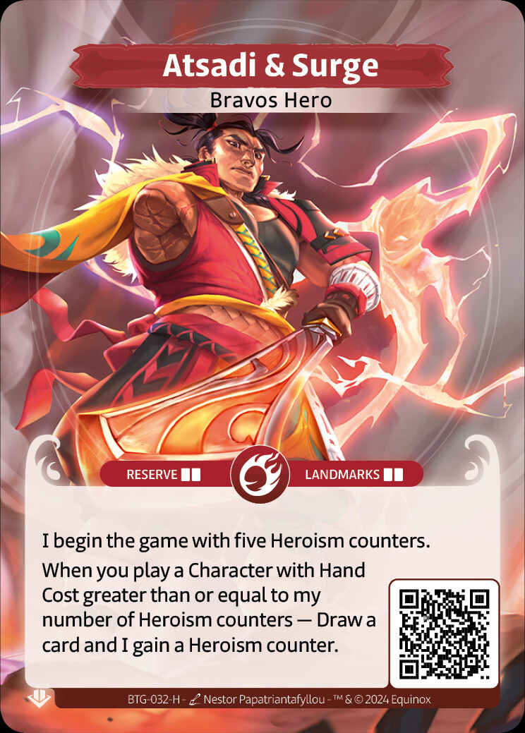 Altered TCG - Altered - Hero Card Ilustration - Atsadi & Surge