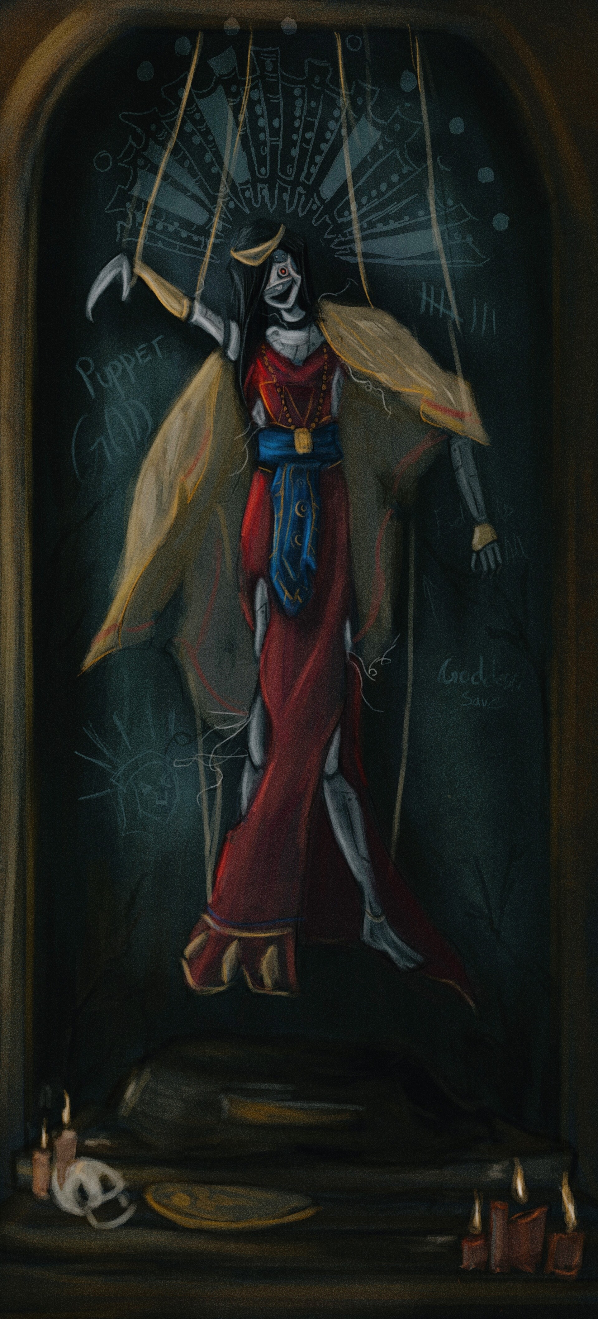 ArtStation - The Puppet Goddess (Scroll)