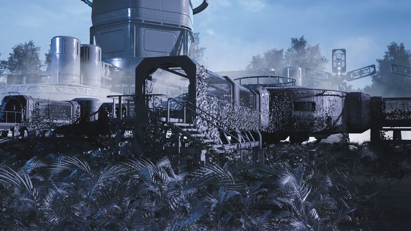 Aakash Banerjee - Abandoned Space Station | UE5.2 Sci-Fi Cinematic