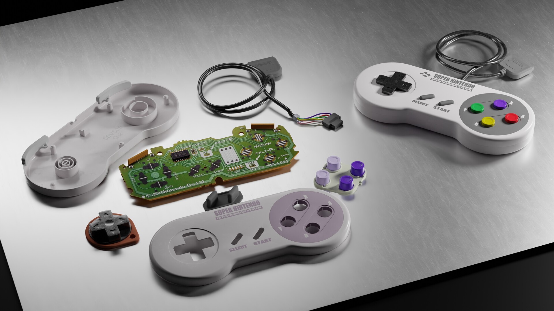 ArtStation - FREE : nintendo controller 3D