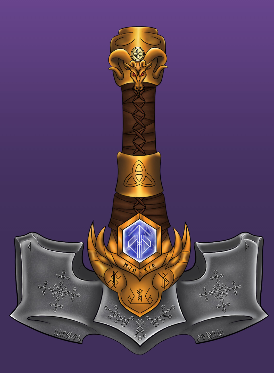 ArtStation - Mjölnir Colored by me