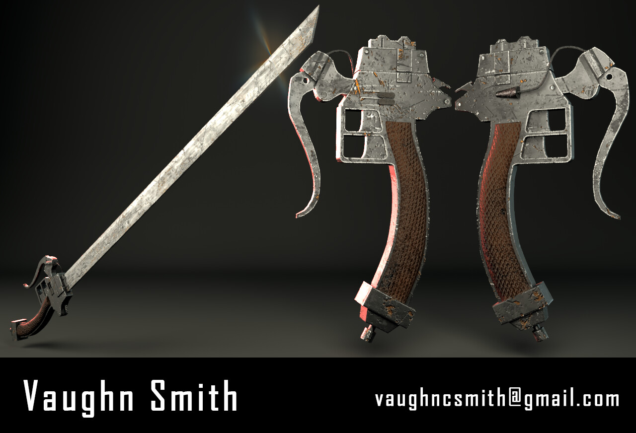 ArtStation - Attack on Titan Swords